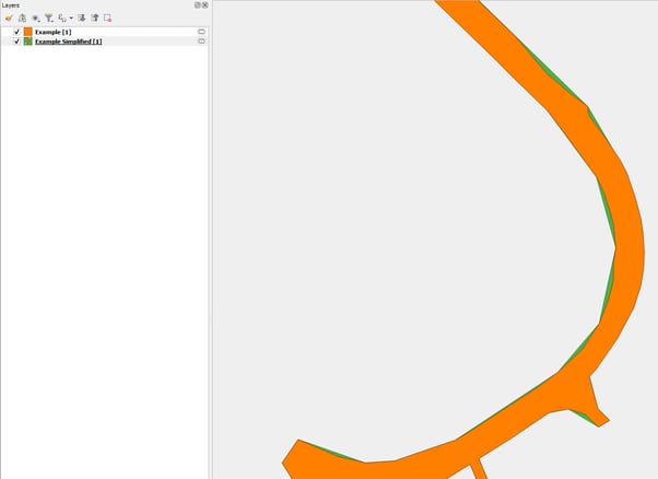 GIS Guide: simplifying polygons in QGIS